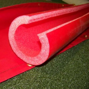 18 oz Vinyl Wrapped Safe Foam Padding - Burbank Sport Nets