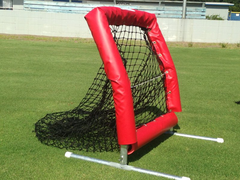 Lean Back Pitch Zone Side View – Burbank Sport Nets